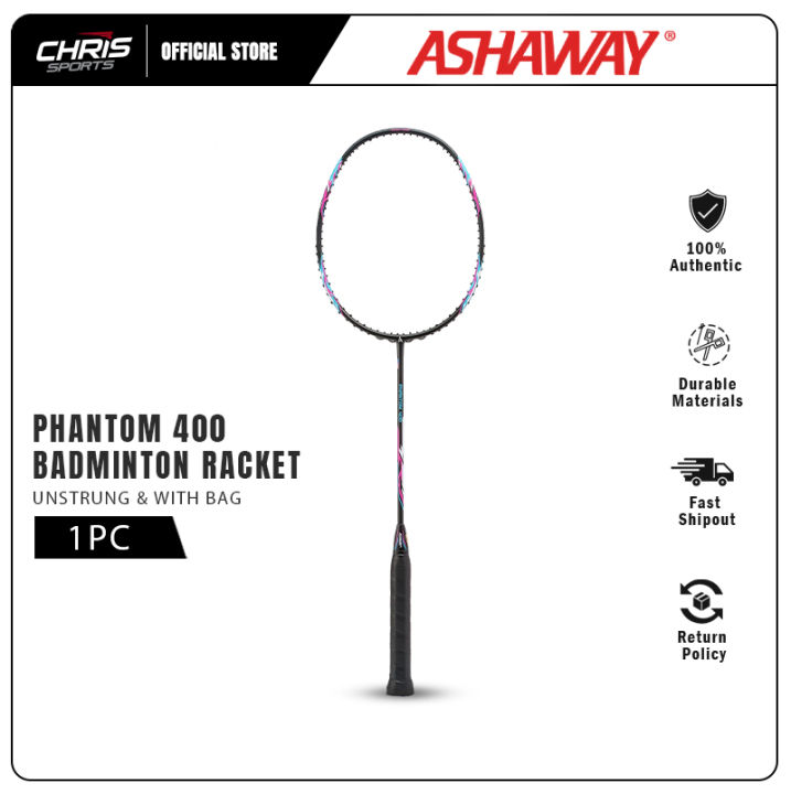 ASHAWAY PHANTOM 400 Badminton Racket with BAG and Unstrung | Lazada PH