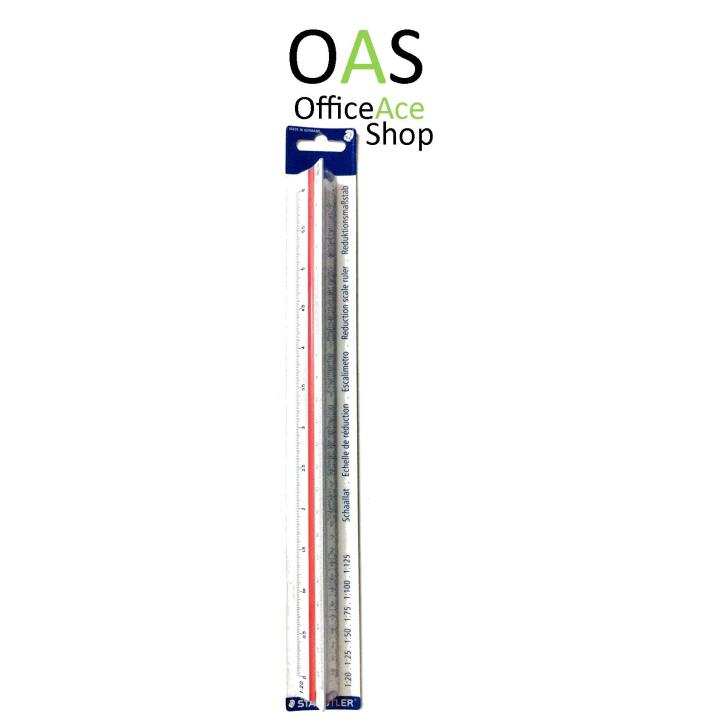 STAEDTLER Triangular Scale Ruler สเต็ทเลอร์ สเกลสามเหลี่ยม(#561 98-1 ...