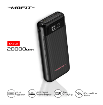Mofit M201 20000mAh Power Bank with LED Digital Display | Lazada PH