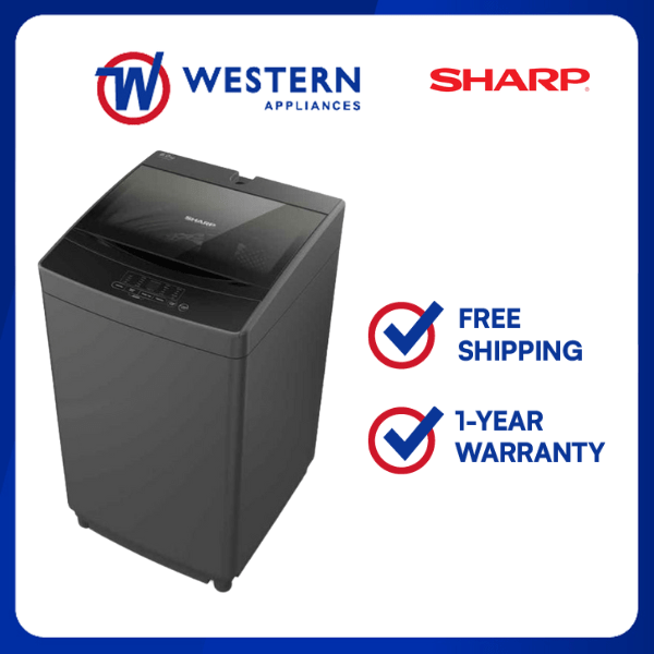 Sharp ESJN08A9 8.0kg Top Load Fully Automatic Washing Machine | Lazada PH