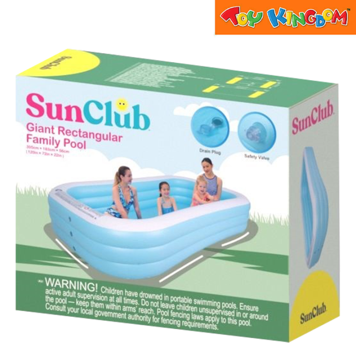 Jilong 120 x 72 x 22 inch Giant Rectangular Pool | Lazada PH