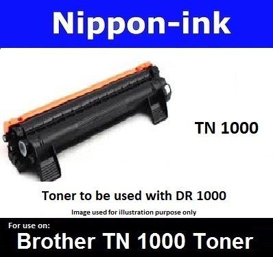 Genuine Nippon-ink - Toner TN 1000 cartridge Compatible For Brother ...