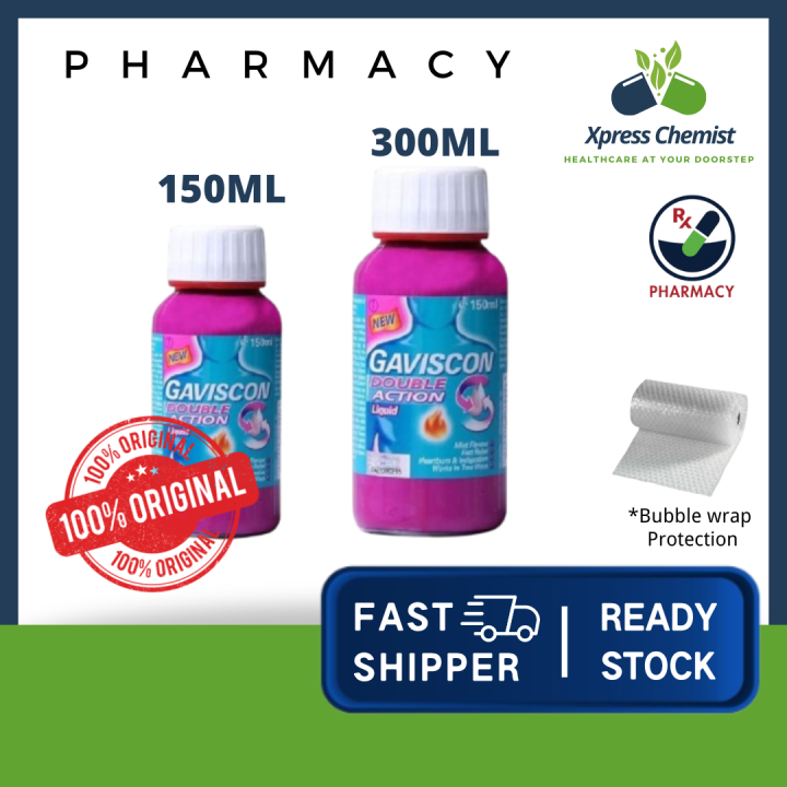 GAVISCON LIQUID DOUBLE ACTION 150ML | 300ML | Lazada