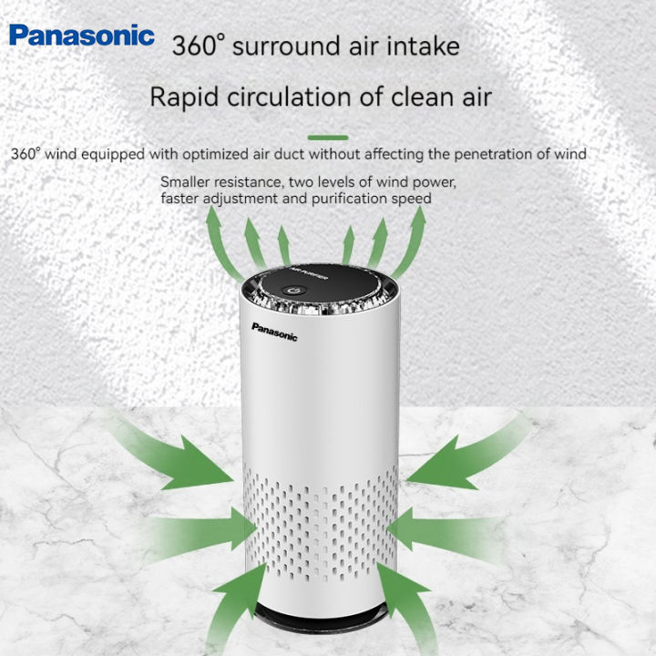 Panasonic Air purifier Removing Formaldehyde Bacteria Smoke Portable ...