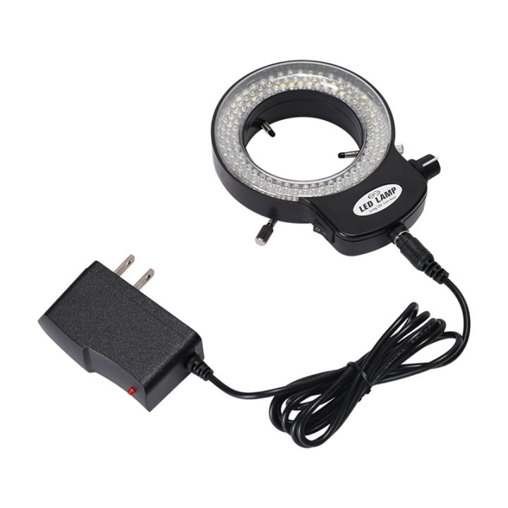 (OFWM) Microscope Camera Ring Light 144LED Beads Brightness Adjustable ...