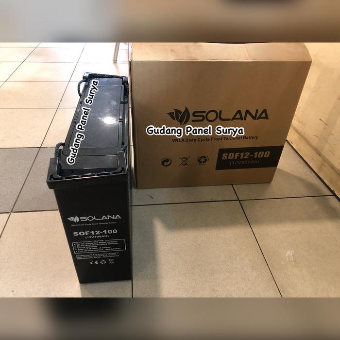 promo besar besaran Battery Solana Baterai Accu Aki Kering VRLA 12V ...