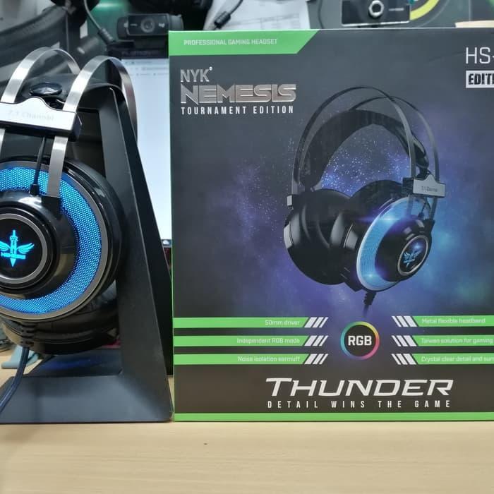Gaming Headset NYK NEMESIS HS-E10 Headset gaming Thunder Edition 10 | Lazada Indonesia