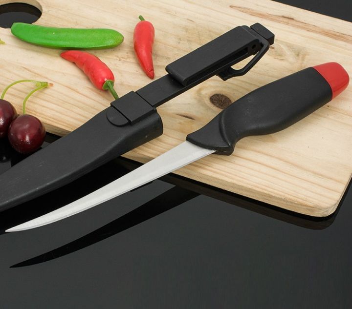 Floatable Fish Fillet Knife With Holster Pisau Ikan Terapung Dengan ...