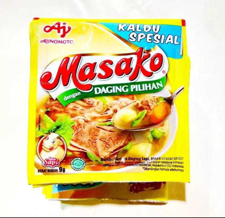 Masako Ayam & Sapi Renceng 9gr per sachet | Lazada Indonesia