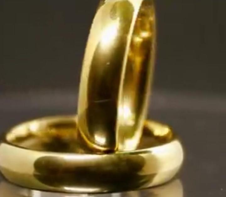 couples gold plain ring | Lazada PH