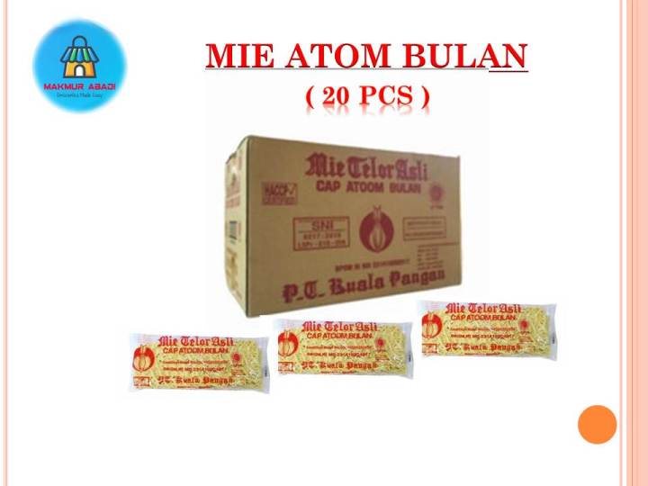 Mie Atom Bulan 20 Pcs | Lazada Indonesia