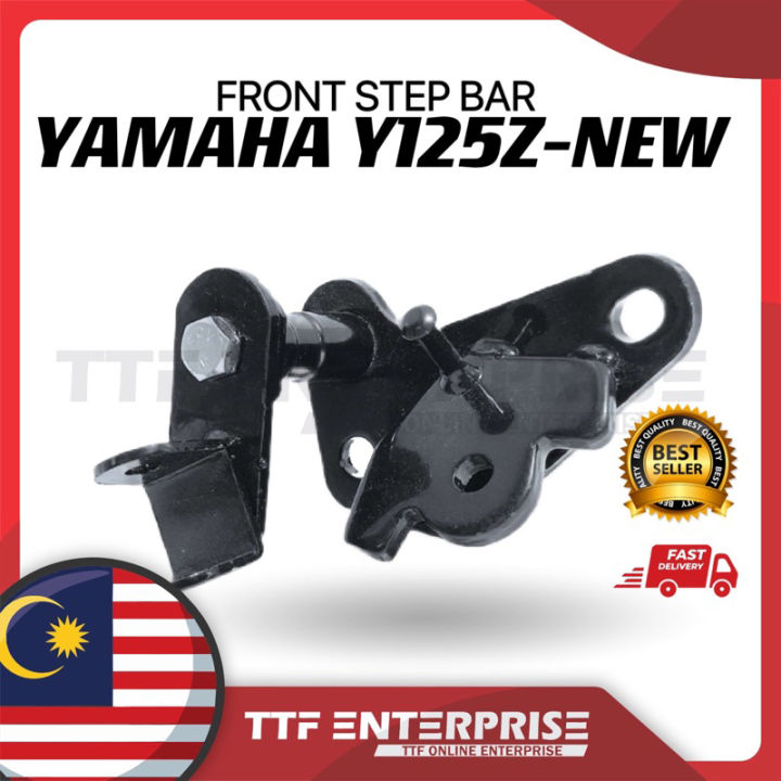YAMAHA Y125ZR NEW FRONT STEP BAR-LH (600GRAM) PEMIJAK KAKI DEPAN FRONT ...