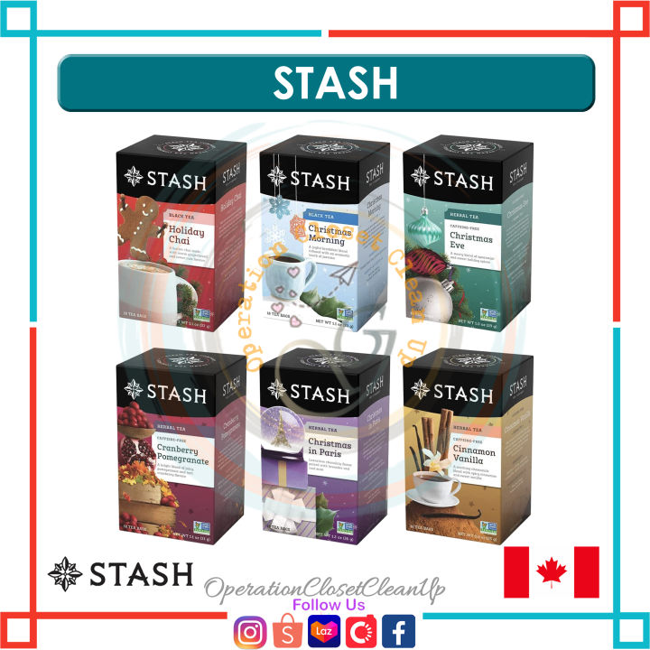 🇨🇦 STASH Black Tea, Herbal Tea, Green Tea, Decaf Tea, Ice Tea, Organic ...