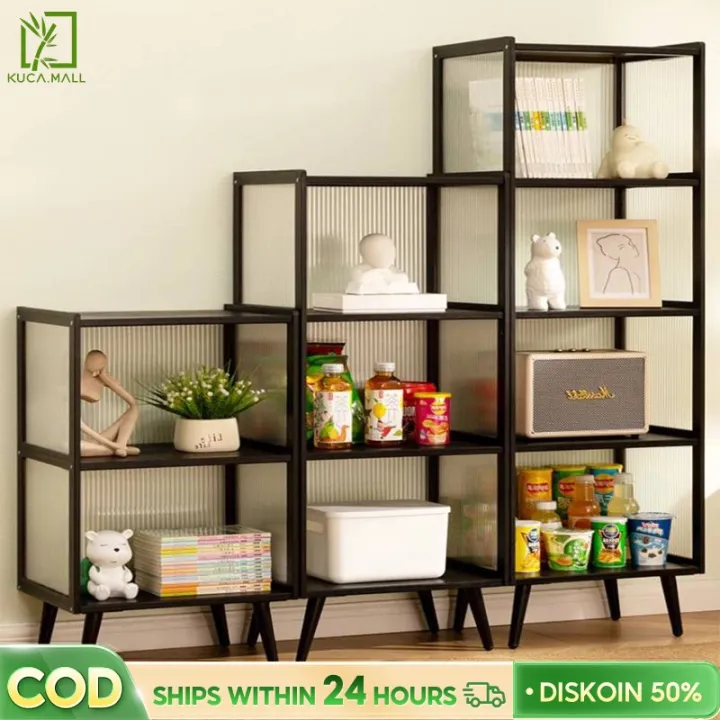 Lemari Pajang Rak display Multifungsi Storage Penyimpanan Cabinet ...