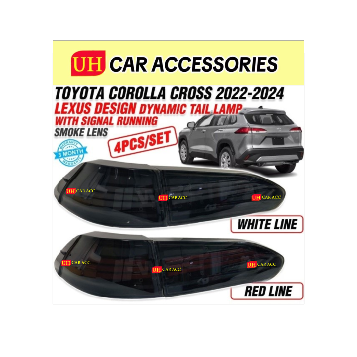 TOYOTA COROLLA CROSS 2022 - 2024 LEXUS DESIGN DYNAMIC TAIL LAMP WITH ...