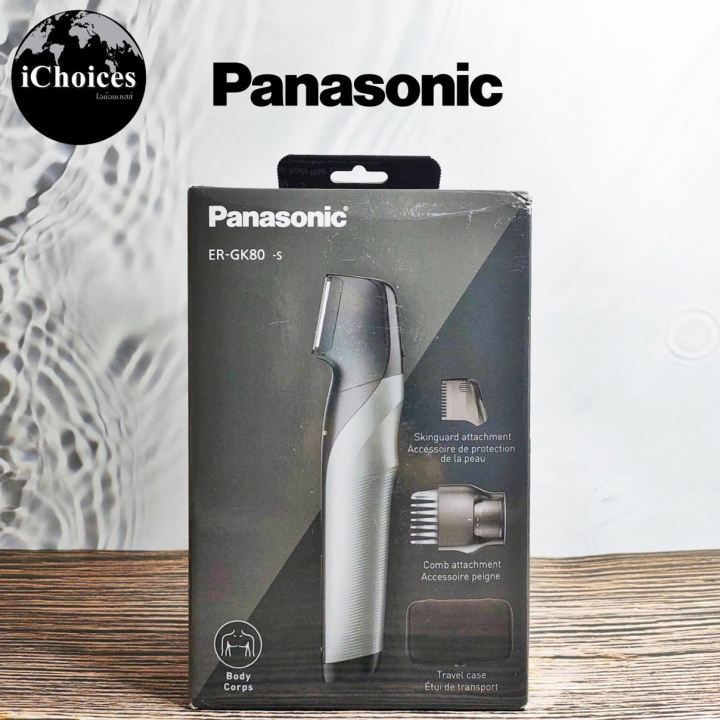 Panasonic _ Rechareable Body Hair Trimmer ER-GK80-s พานาโซนิค เครื่อง ...