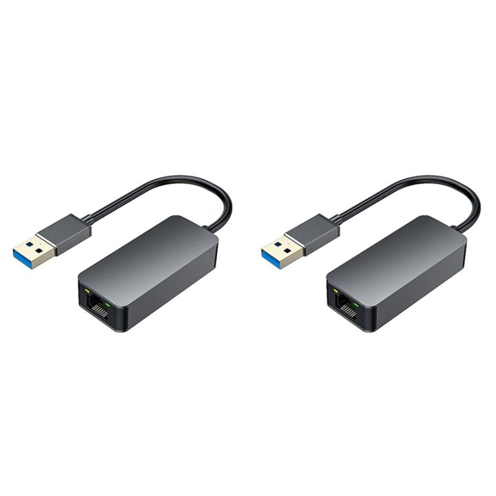 KgybX-2X 2500Mbps USB C Ethernet to RJ45 2.5G USB Wired Adapter RJ45 ...