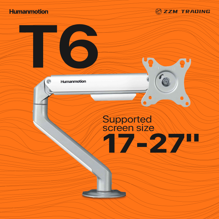 T6/T9 Hyperwork Humanmotion Stand Arm supports screen size up to 35 ...