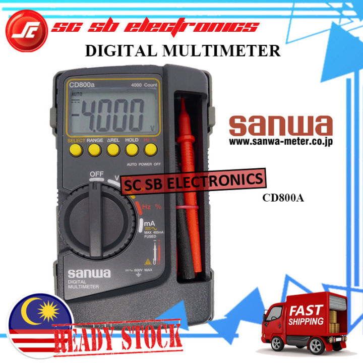 SANWA DIGITAL MULTIMETER CD800A / CD800B SANWA | Lazada