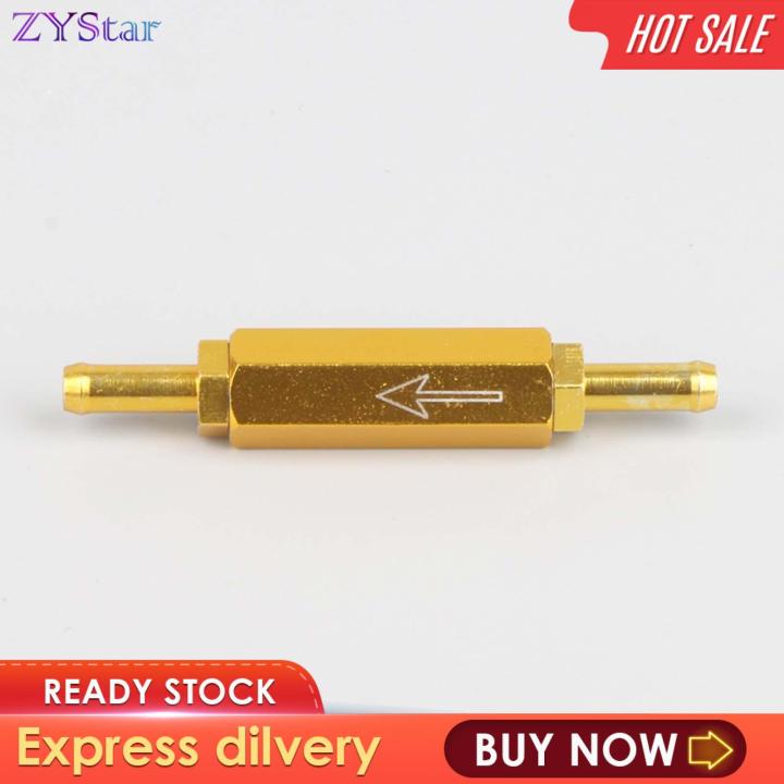 ZYStar Fuel Non Return Single Way Check Valve Aluminum Alloy Heavy Duty ...