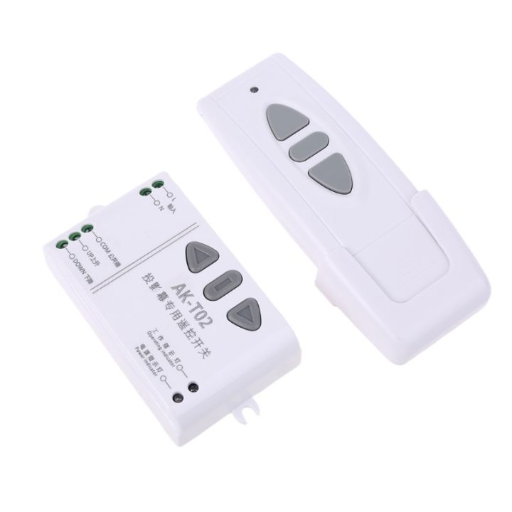 AC 220V Projection Screen Wireless Remote Control Receiving Controller ...