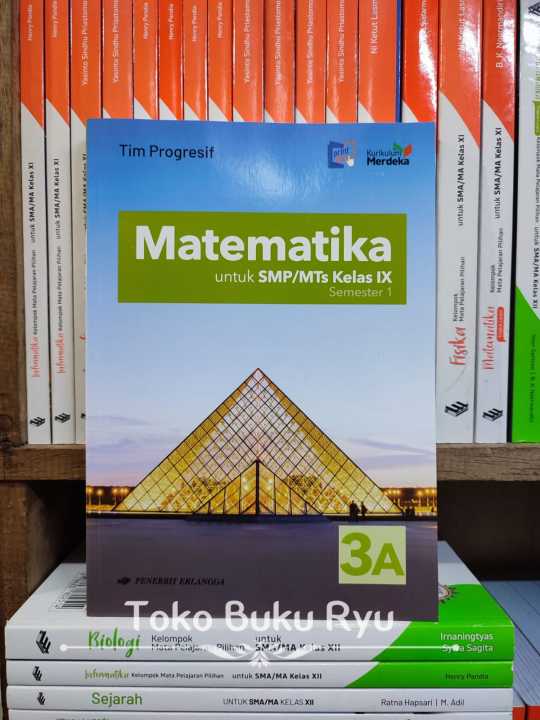 Buku Matematika 3A Kelas 3 SMP Kurikulum Merdeka Erlangga | Lazada ...