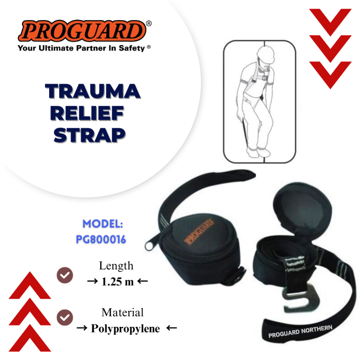 Proguard Suspension Trauma Relief Safety Strap c/w Metal Buckle Worker ...