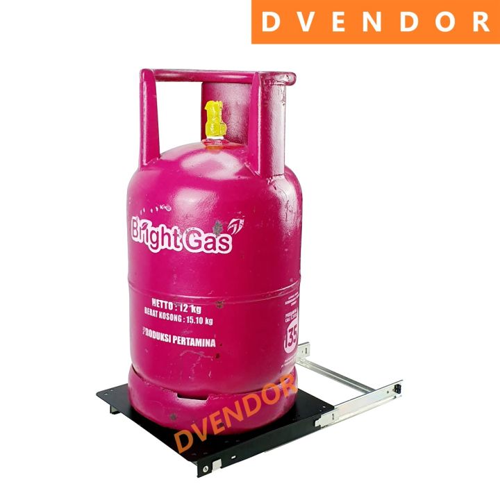 SLIDING GAS RACK KOMPOR GAS LPG RODA GAS TEMPAT GAS PERLENGKAPAN KOMPOR ...