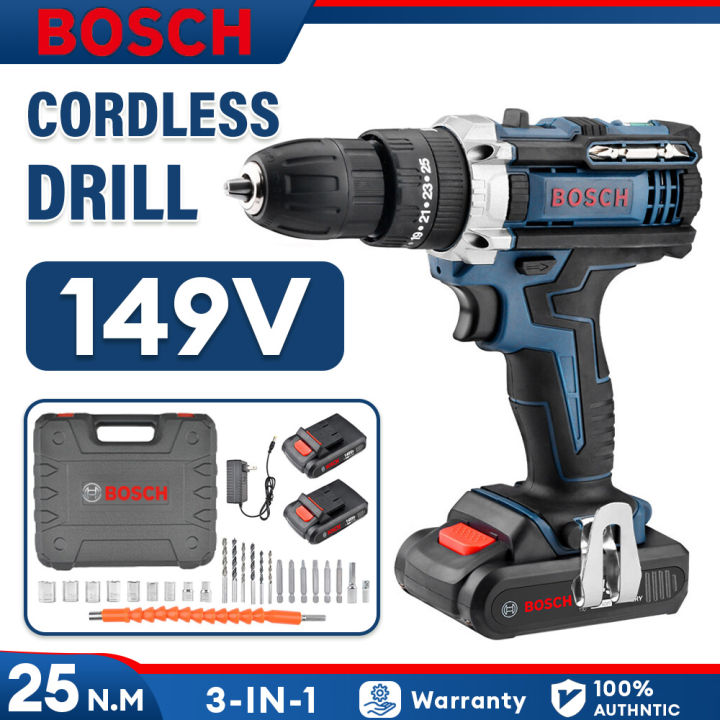 BOSCH 149V Cordless Impact Drill Brushless Cordless Drill Electric ...