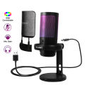 Kusky Me6D RGB USB Mic Condenser Gaming microphone for videoke live ...
