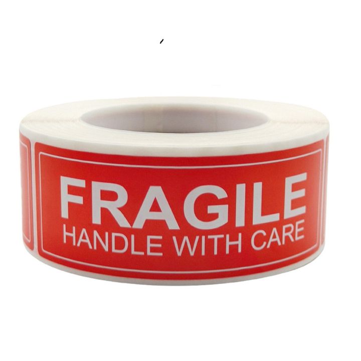 Sticker Fragile Cookies Stiker Label Unboxing Kue Kering jar Hiasan Box ...