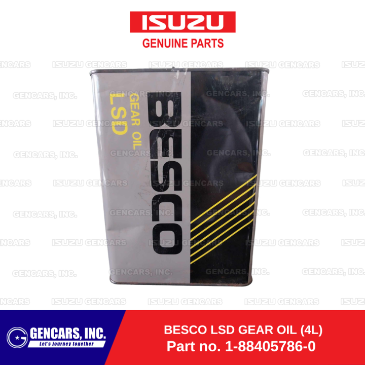 Isuzu Besco LSD Gear Oil for Mux / Dmax 4x4/Trooper (1884057460 ...