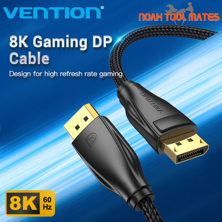 Vention 8K Display Port 1.4 High Speed Cable DP Male to DP Male 8K 60Hz ...