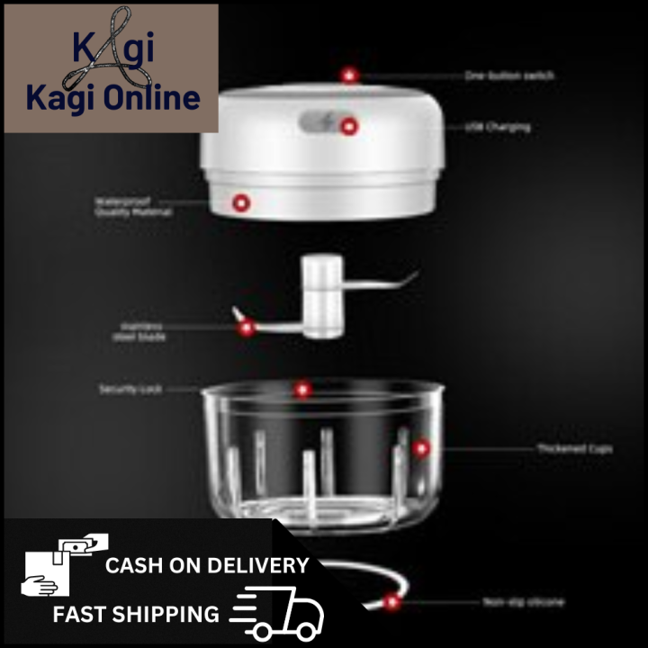Kagi Online Portable Electric Rechargeable Chopper | Lazada PH