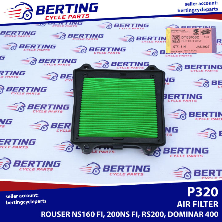 AIR FILTER ELEMENT Rouser RS200 NS200 FI NS160 Dominar 400 DT581062 ...
