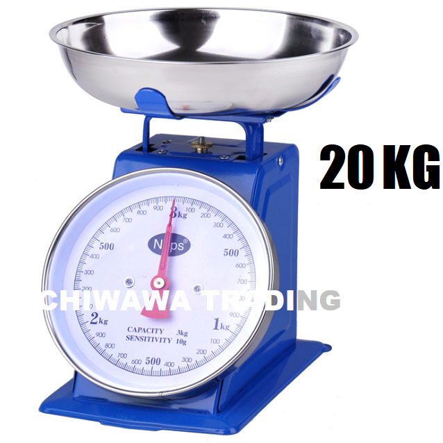 20KG Scale Commercial Mechanical Weighing Scale Market Kitchen Timbang ...