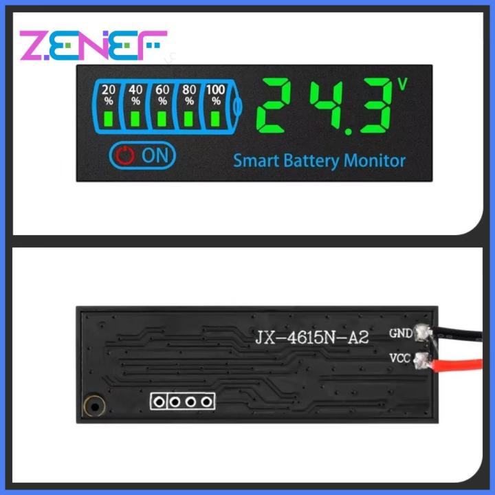 GPLOE5 DC7-55V Battery Level Indicator LED Display Display Meter LCD ...