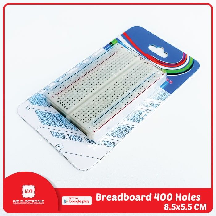 BREADBOARD 400 POINT PROJECT BOARD 400 TITIK BREADBOARD KECIL MINI | Lazada Indonesia