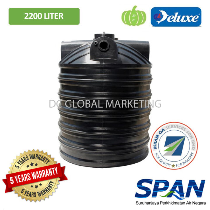 Deluxe PE Span Approved PE Septic Water Tank Horizontal Or Vertical ...