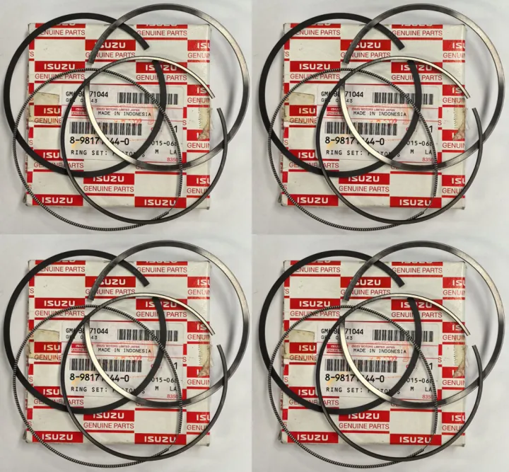 ISUZU Piston Ring Set - STANDARD - for Isuzu MU-X 3.0L PN# 8981710440 ...