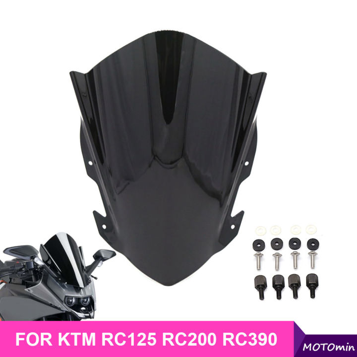RC 390 Motorcycle Windscreen Windshield Shield Screen For KTM RC125 ...
