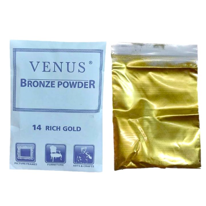 Venus Bronze Powder 28g - Pale Gold / Rich Gold Powder | Lazada PH
