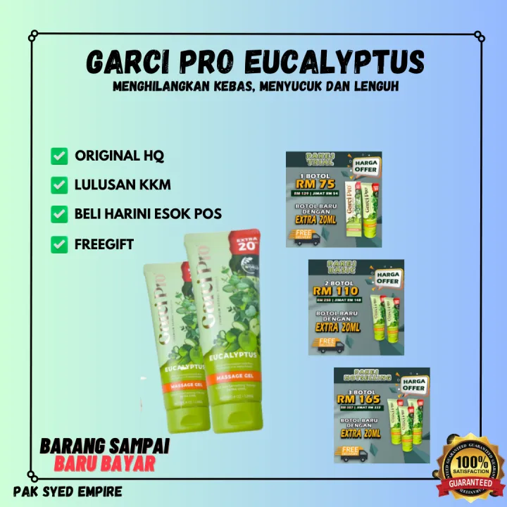 【100% ORIGINAL】MISG Garci Pro Eucalyptus Gel Garci Pro New Packaging ...