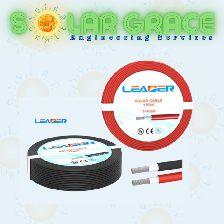 Leader 4.0mm2 DC Solar Cable, PV Wire, PV Cable, Single Core -per meter ...