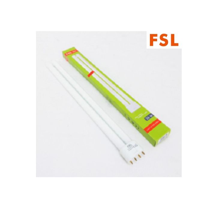 [ Bundle Sales ] *3pcs FSL PLL 36W 4pin Fluorescent Tube [3000K/4000K/6500K] | Lazada