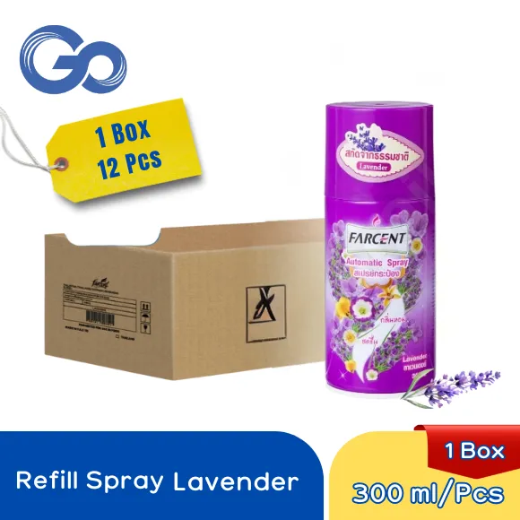 Farcent Refill Spray 300ml - รีฟิลสเปรย์จาก ฟาร์เซ็นท์ ยกลัง 12 Pcs (คละกลิ่นได้) | Lazada.co.th