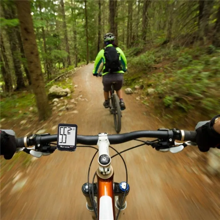 Wireless Bike Computer Speedometer Waterproof LCD Stopwatch Backlight ...