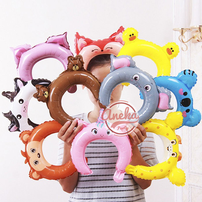 balon foil bando / ballon head band / balon bando anak karakter disney ...