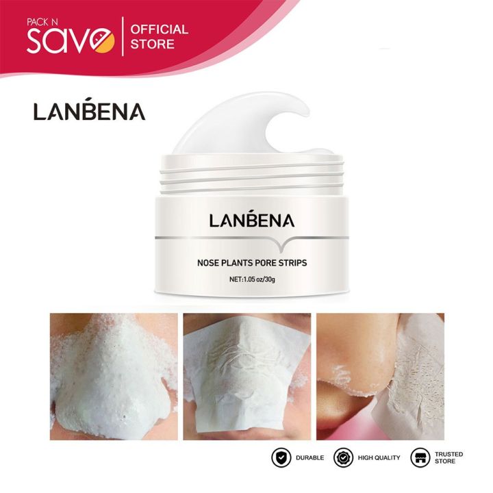PNS LANBENA Blackhead Remover Nose Strips Mask Pore Strip Black Mask ...