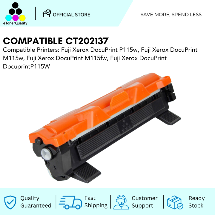 ETQ Compatible Fuji Xerox DocuPrint P115 / P115w Toner Cartridge ...